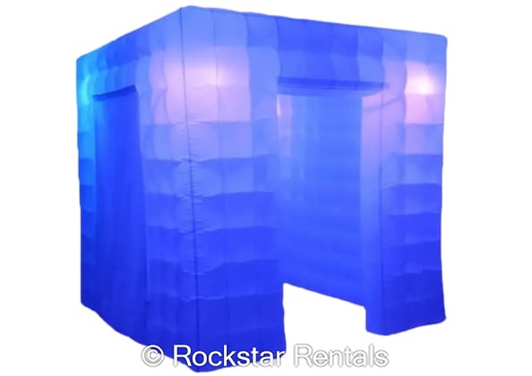 LED Photo Booth Cube - Party Rentals Bounce House Rental water slide ...